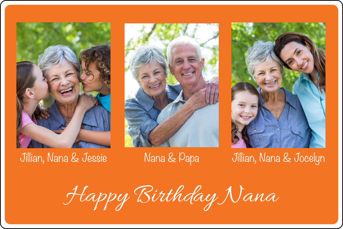 3 Photo Template - 2 sides, 6 photos total. – sparkyourmemories